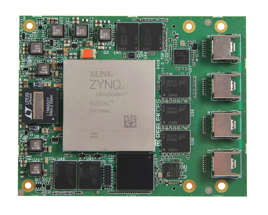 Zeus SoM, Zynq™ UltraScale+™ MPSoC FPGA - reflex ces